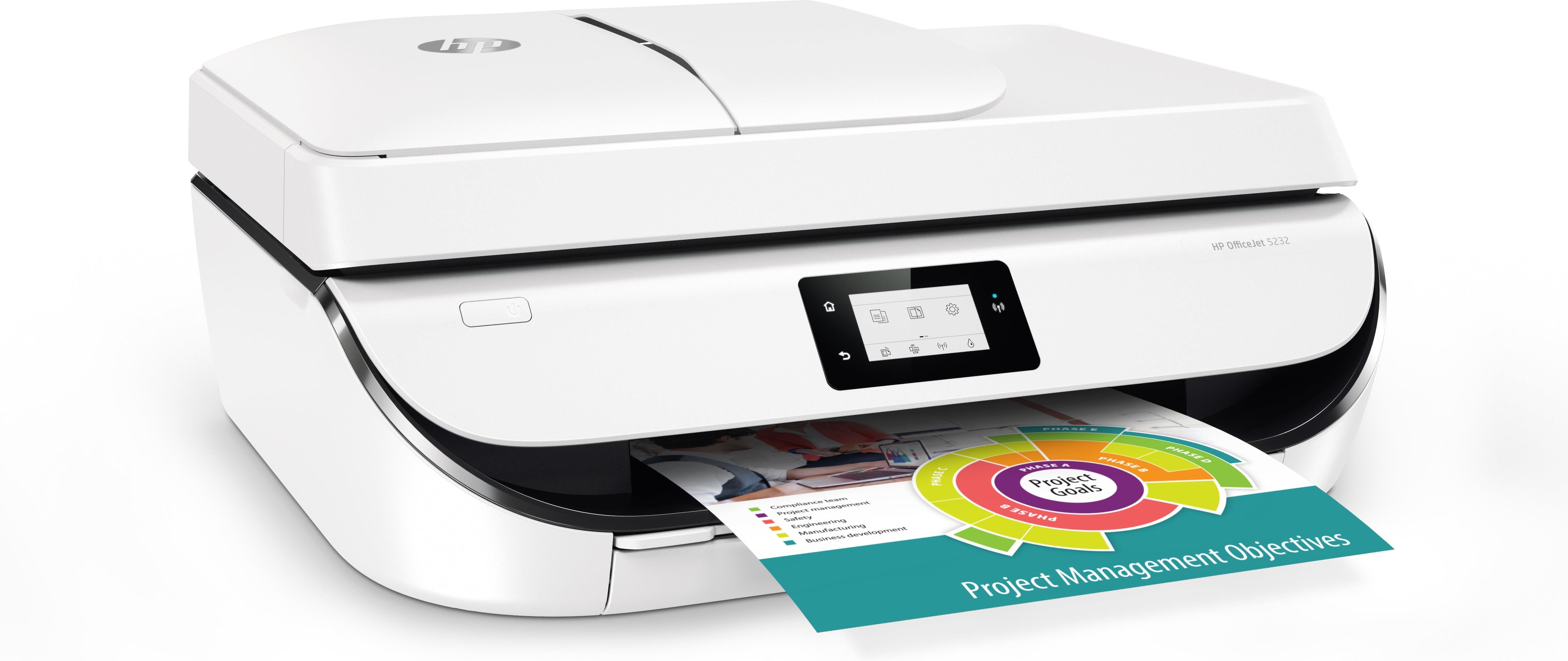 HP OfficeJet 5232 Tintenstrahl 1200 x 1200 DPI 10 Seiten pro Minute A4 ...