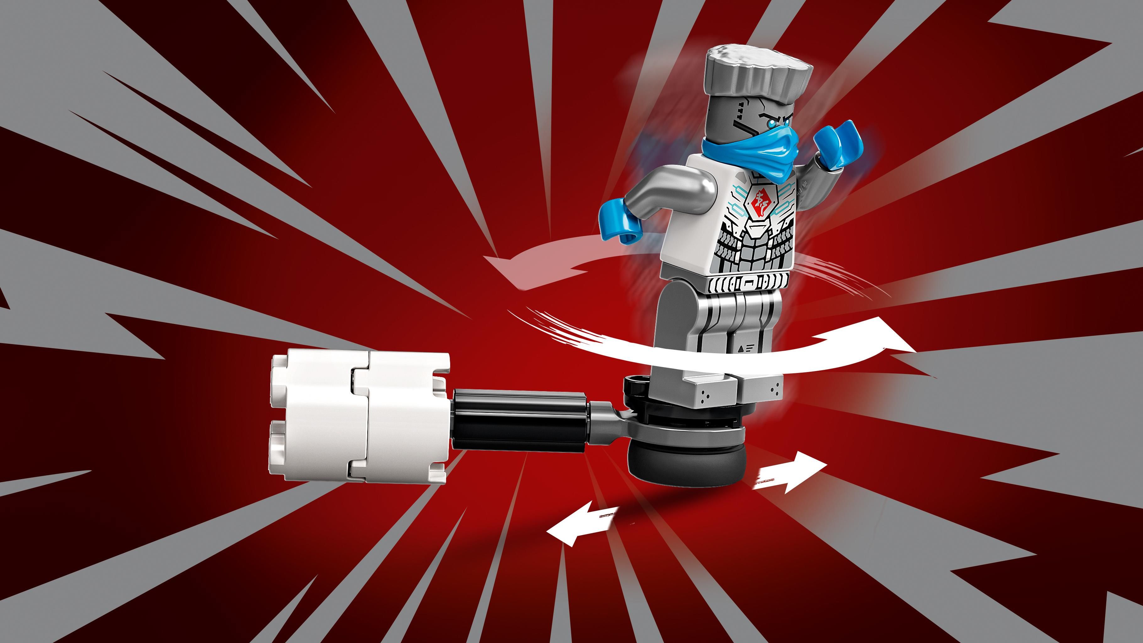 LEGO NINJAGO KAMPFSET: Zane vs. Nindroid EUR 14,04 - PicClick IT