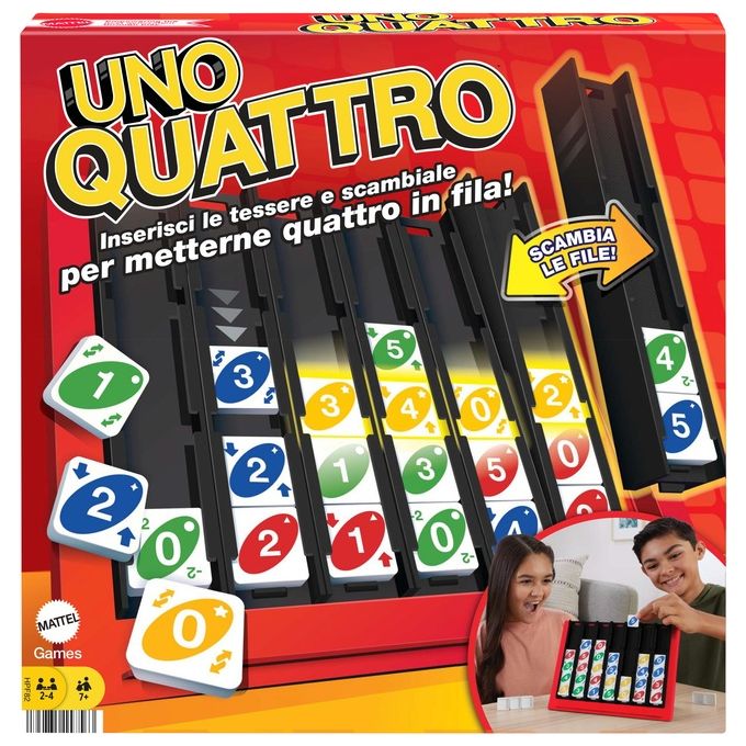 Mattel Carte da Gioco UNO Quattro | Yeppon