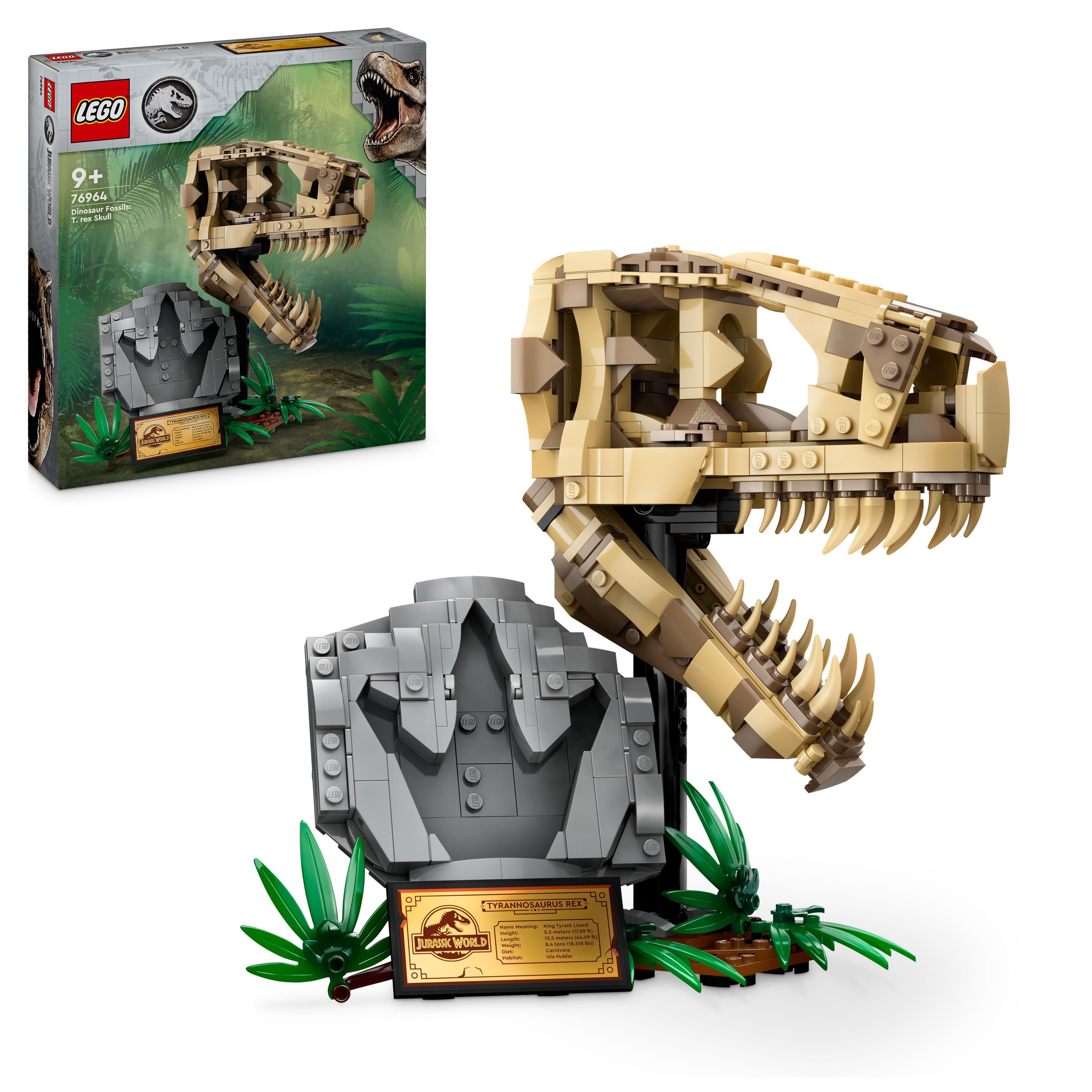LEGO Jurassic World Fossili di dinosauro: Teschio di T.rex | Yeppon