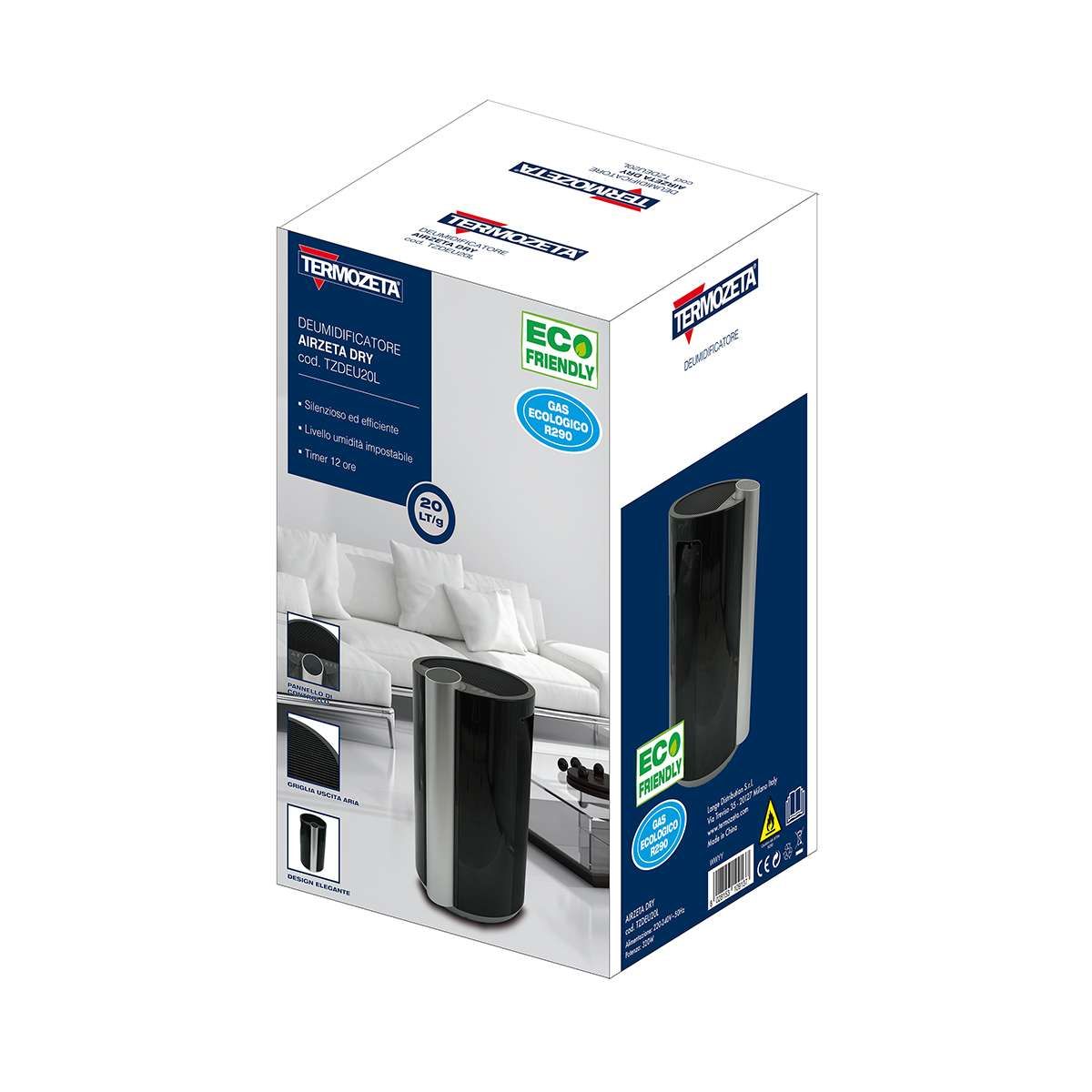 Termozeta TZDEU20L Deumidificatore Airzet